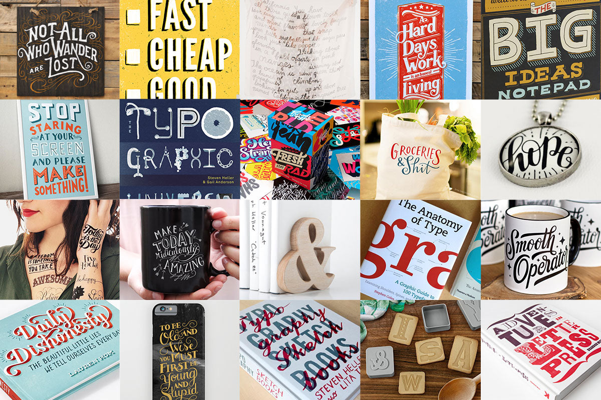 20 GIFTS FOR TYPOGRAPHY LOVERS – Letter Shoppe